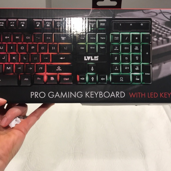 Computers, Laptops & Parts | Lvl Up Led Gaming Keyboard | Poshmark